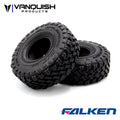 Falken Wildpeak M/T 4.65" 1.9 Tires (2) Red Compound – Vanquish Products